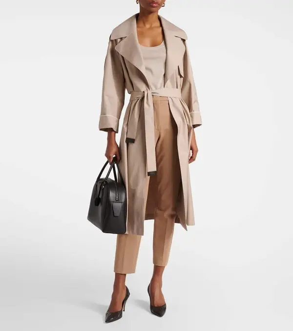 Max Mara Pegno Slim Pants - Brown