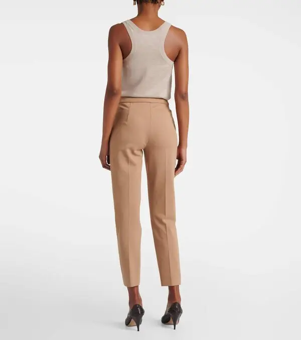Max Mara Pegno Slim Pants - Brown