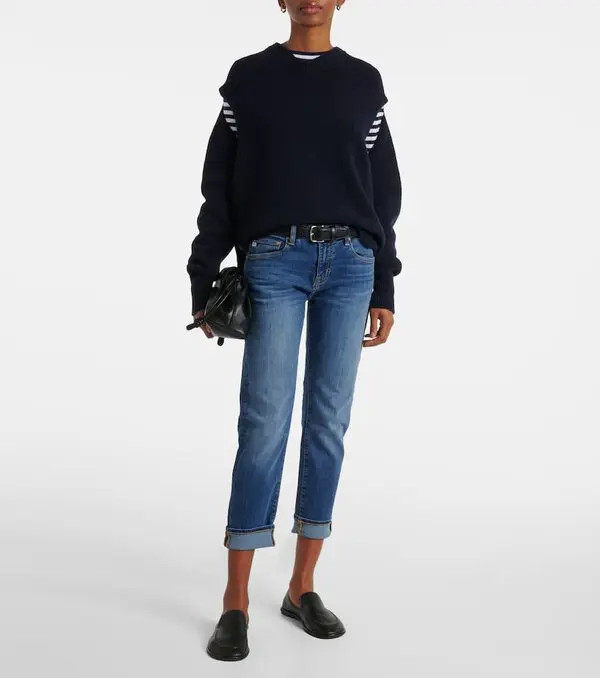 Ag Ex-boyfriend Cropped Jeans