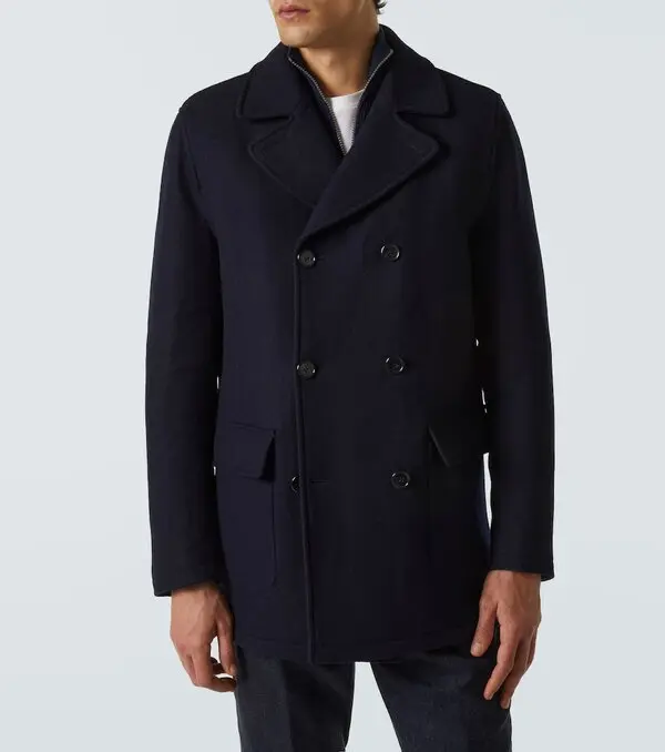 Thom Sweeney Double-breasted Pea Coat