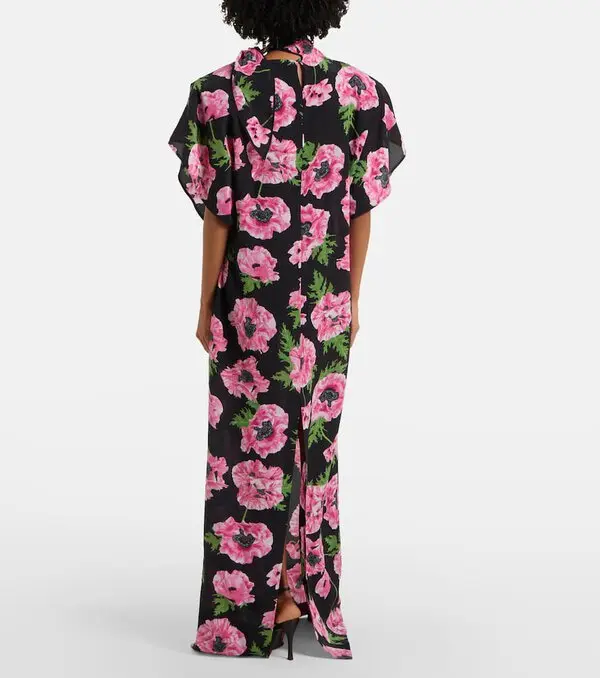 Stella McCartney Floral Silk Maxi Dress