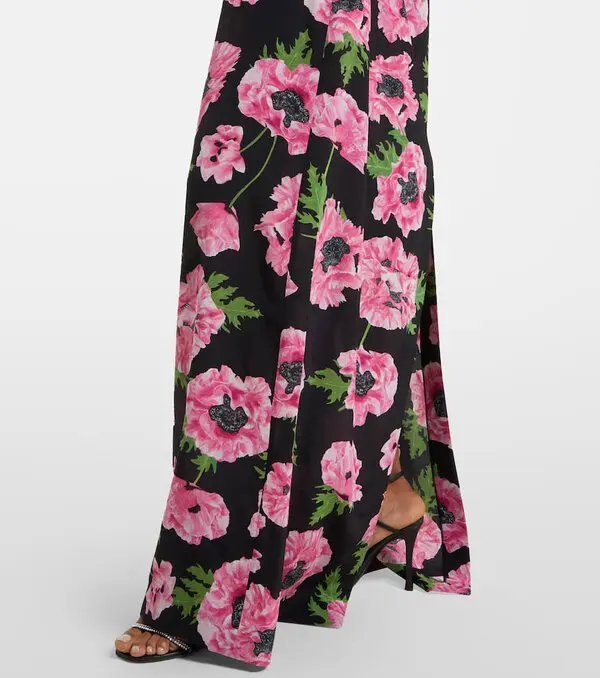 Stella McCartney Floral Silk Maxi Dress