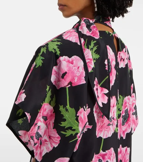 Stella McCartney Floral Silk Maxi Dress