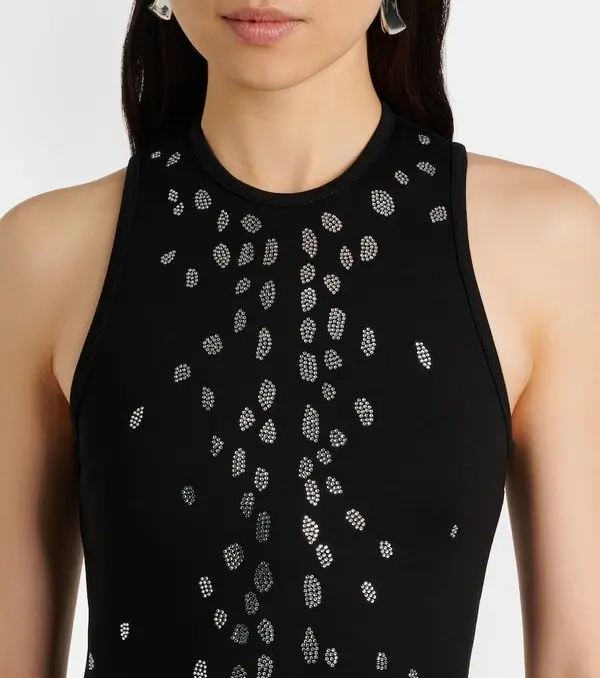 David Koma Crystal-embellished Minidress