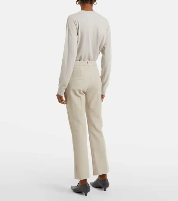 Max Mara Fatina Cropped Trousers - Beige