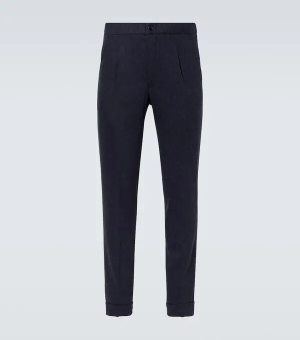 Thom Sweeney Wool Straight Leg Pants