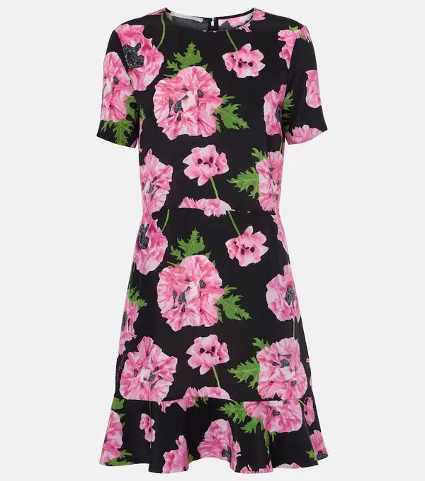 Stella McCartney Iconic Floral Ruffled Minidress - Multicoloured