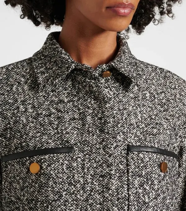 Max Mara Demien Wool-blend Tweed Jacket