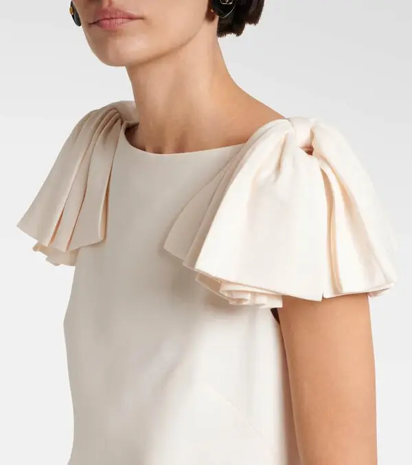 Valentino Garavani Crepe Couture Minidress - White