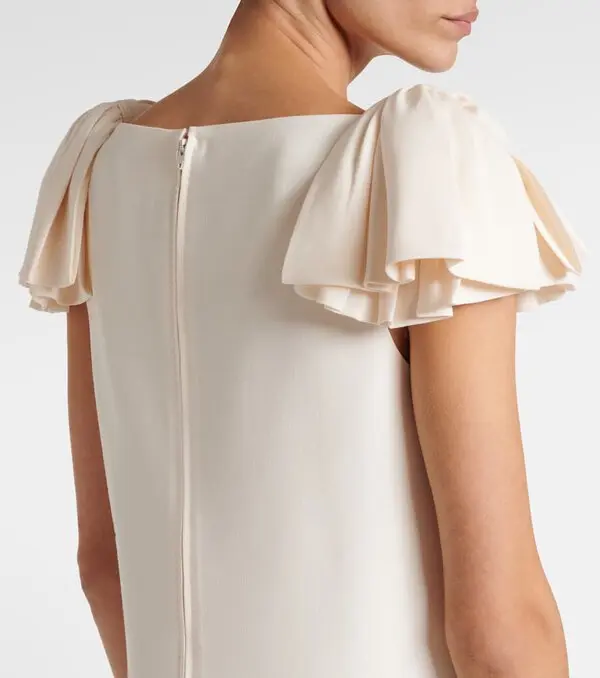 Valentino Garavani Crepe Couture Minidress - White