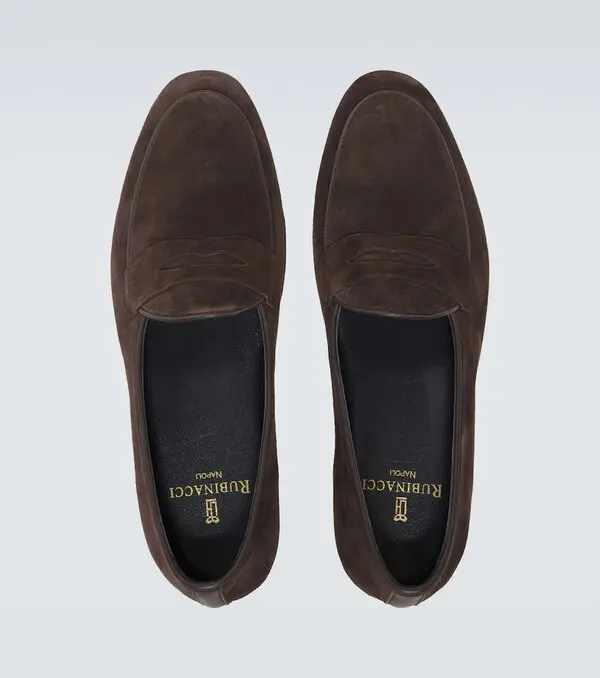 Rubinacci Suede Loafers - Brown