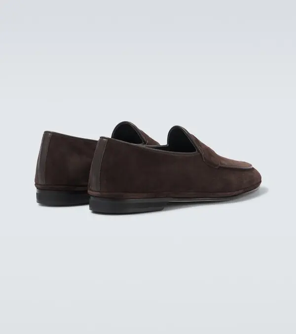 Rubinacci Suede Loafers - Brown