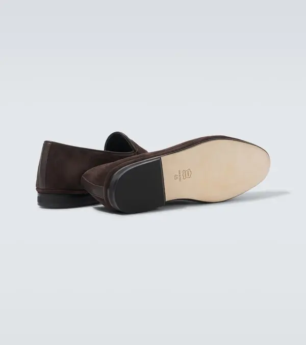 Rubinacci Suede Loafers - Brown
