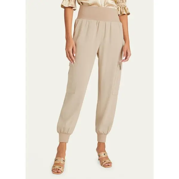 Cinq À Sept Giles Crepe Joggers