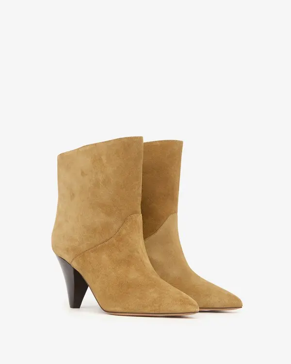 Isabel Marant Loline Ankle Boots - Sepia