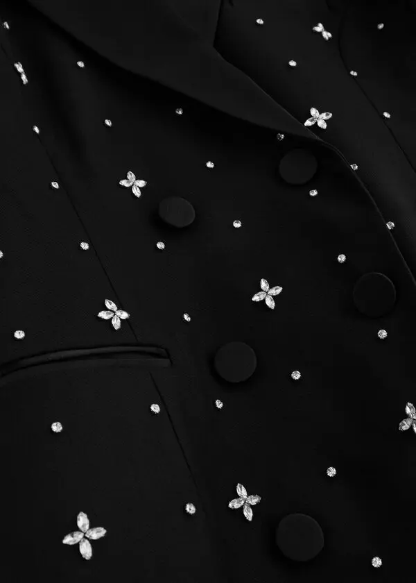 Rebecca Vallance Eclipse Embellished Blazer Dress