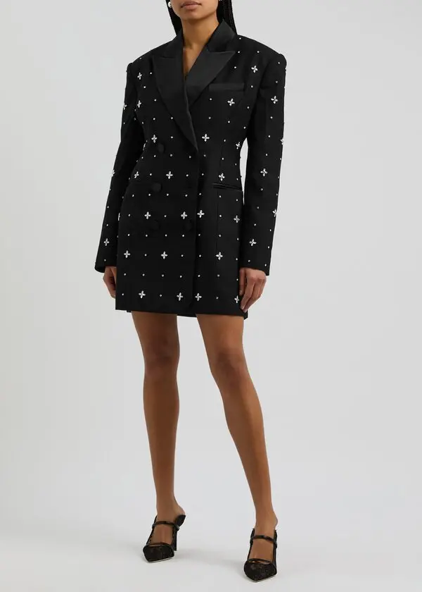 Rebecca Vallance Eclipse Embellished Blazer Dress