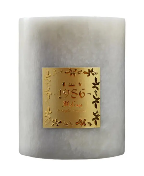 1986 Melrose Candle Oz - White Marble