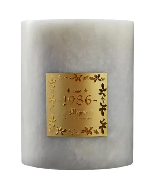 1986 Megeve Candle Oz - White Marble