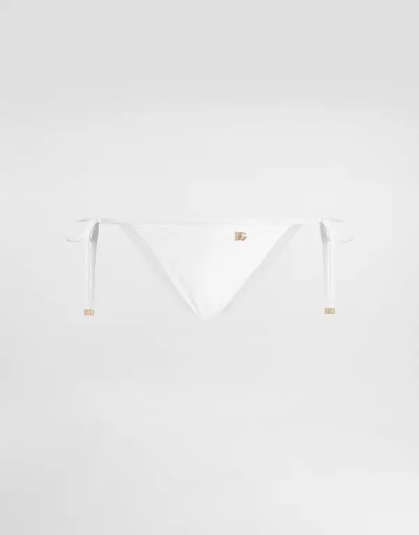Dolce & Gabbana Tanga Bikini Bottom - White