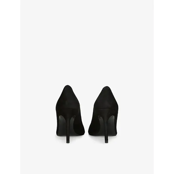 STUART WEITZMAN Power 85 Suede Pumps - Black