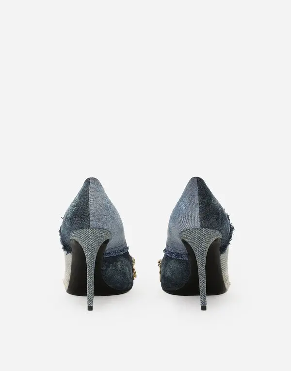 Dolce & Gabbana Patchwork Denim Pumps