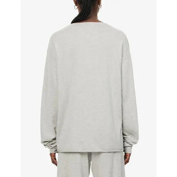 Extreme Cashmere X N°347 Aries Round-Neck Jumper In Grey - 41% Off
