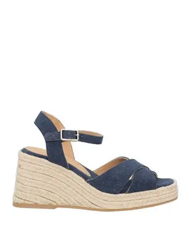 CastaÑer Espadrille Wedge Sandals - Navy