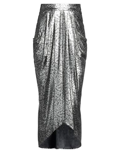 Isabel Marant Étoile Metallic Flared Midi Skirt - Silver