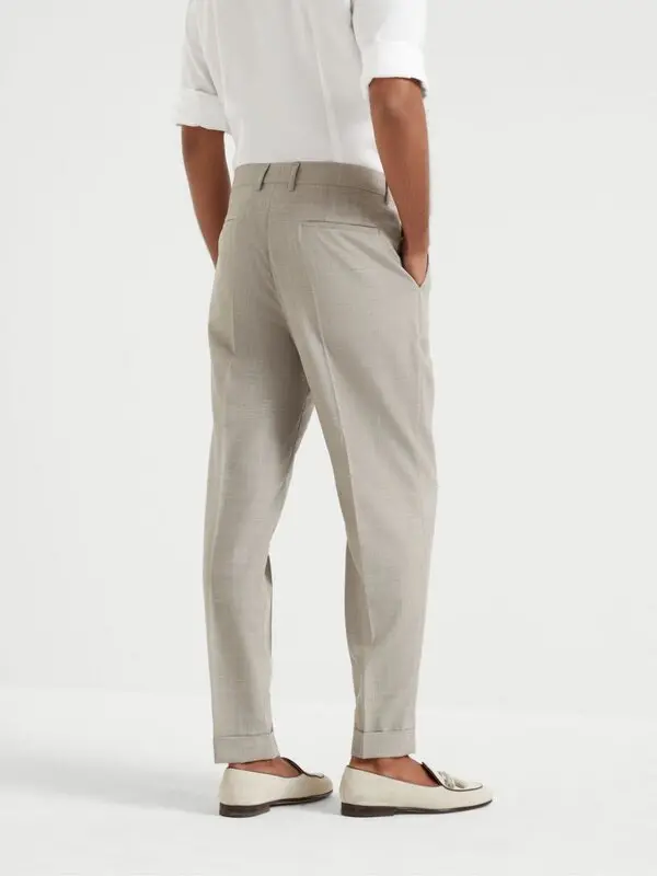 Brunello Cucinelli Pleat-detail Tailored Trousers - Neutrals