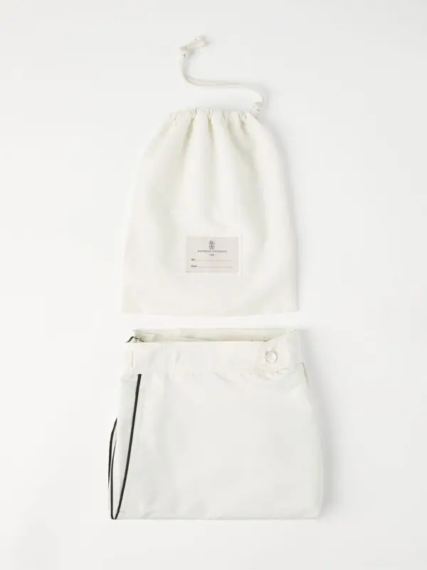 Brunello Cucinelli Logo-embroidered Swim Shorts
