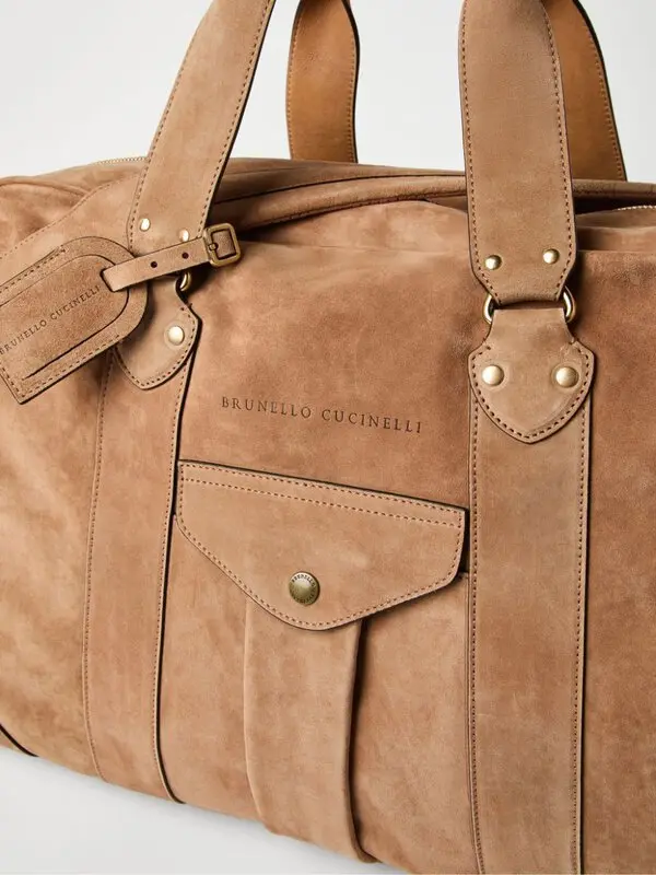 Brunello Cucinelli Leather Holdall - Brown