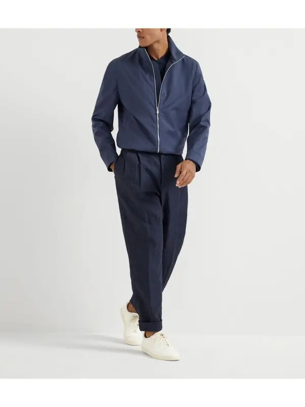 Brunello Cucinelli Long-sleeve Polo Shirt