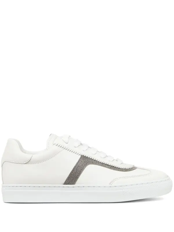 Brunello Cucinelli Leather Sneakers - White