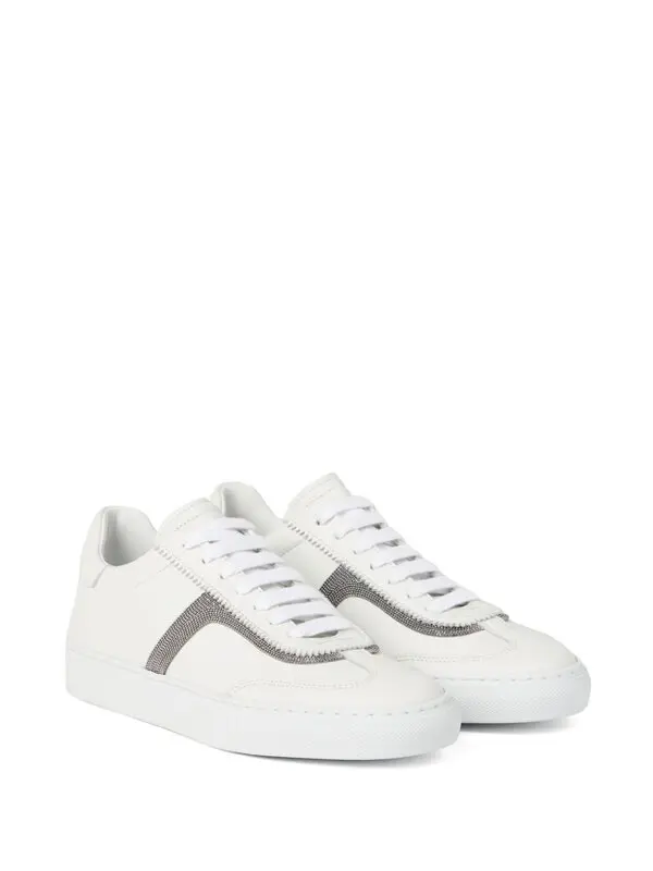 Brunello Cucinelli Leather Sneakers - White