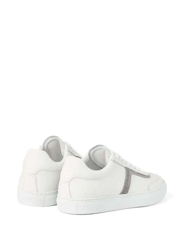 Brunello Cucinelli Leather Sneakers - White