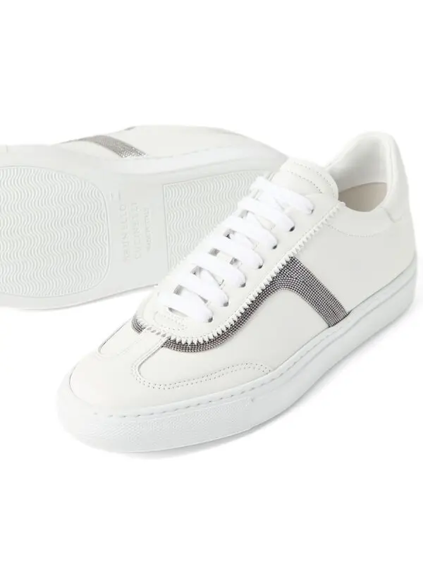 Brunello Cucinelli Leather Sneakers - White