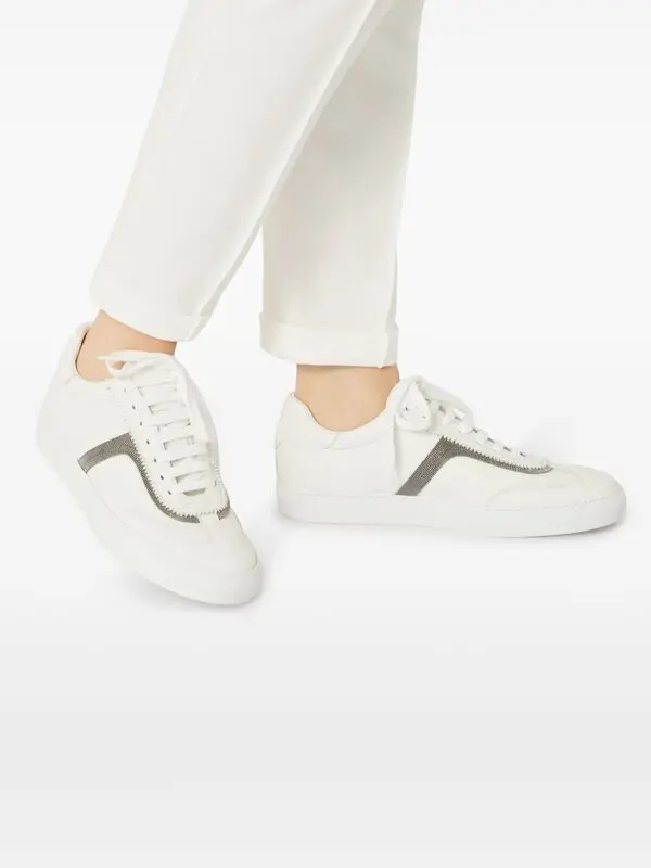 Brunello Cucinelli Leather Sneakers - White