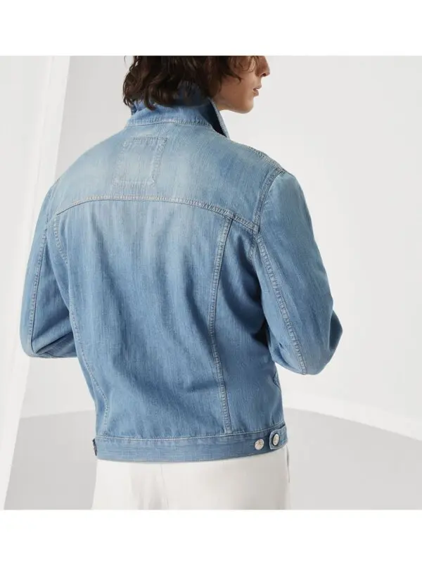 Brunello Cucinelli Button-up Denim Jacket - Blue