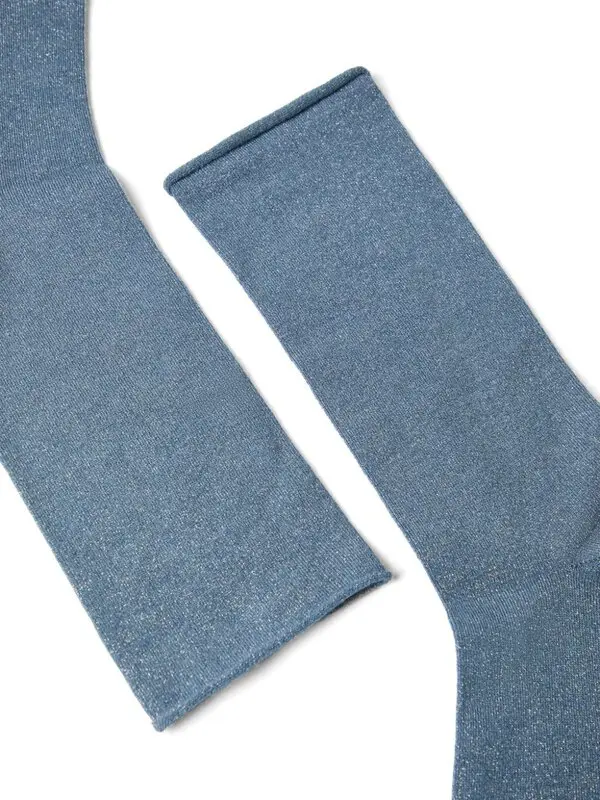 Brunello Cucinelli Knitted Socks - Blue