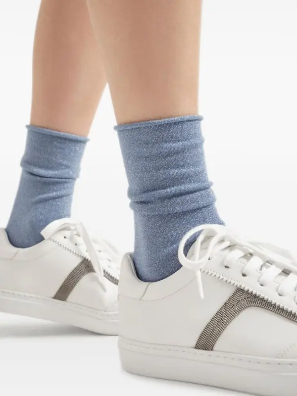Brunello Cucinelli Knitted Socks - Blue