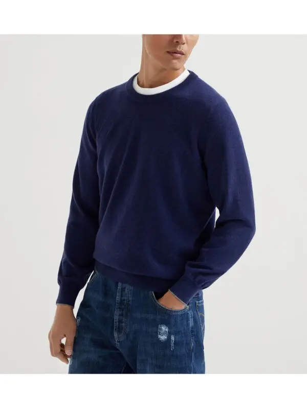 Brunello Cucinelli Cashmere Crew Neck Sweater