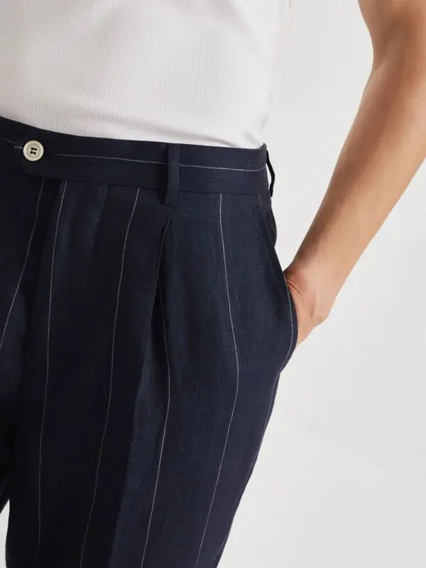 Brunello Cucinelli Pleated Trousers - Blue