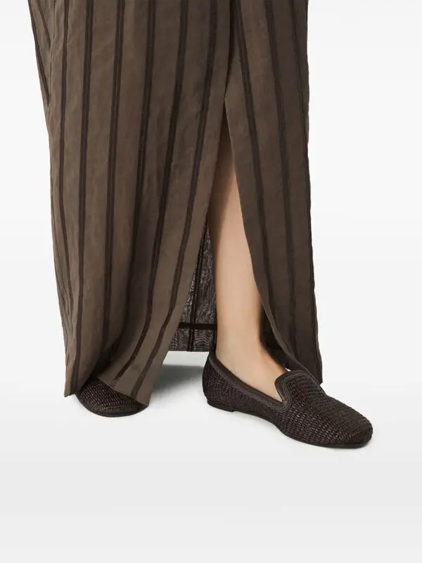 Brunello Cucinelli Interwoven Slippers