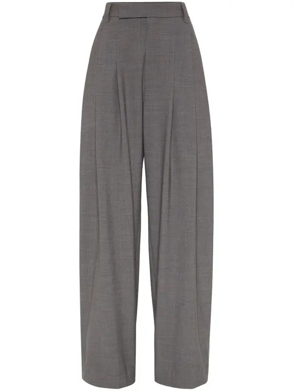 Brunello Cucinelli Sartorial Baggy Trousers - Grey