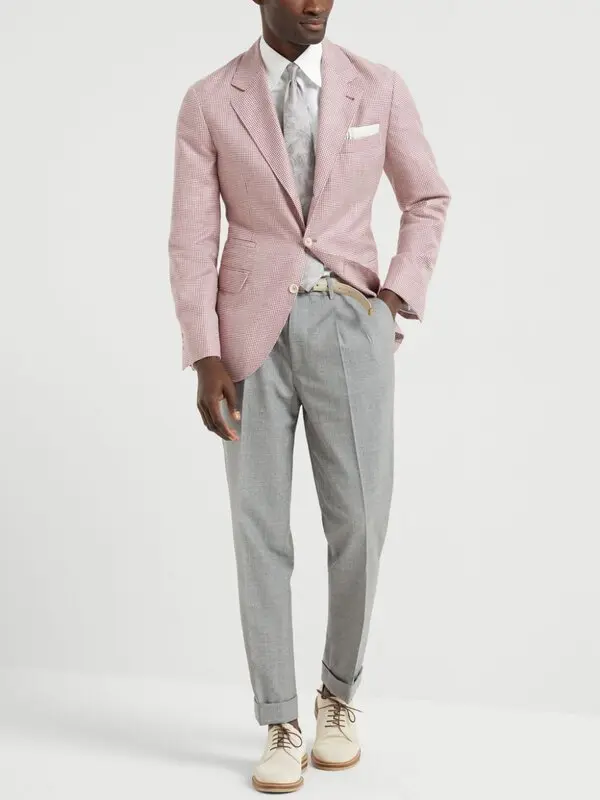 Brunello Cucinelli Pleat-detail Tailored Trousers - Grey