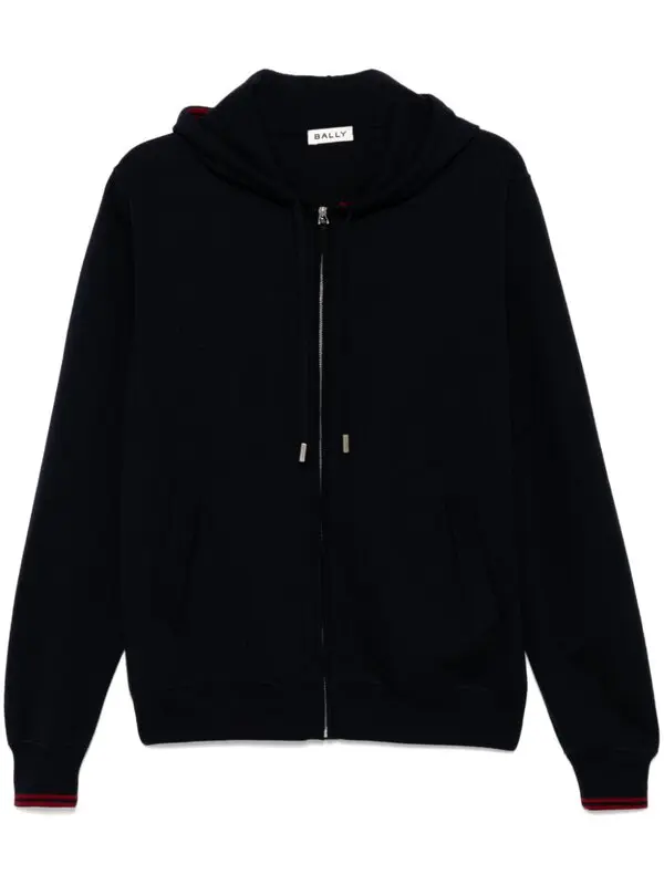 Bally Knitted Hooded Jacket