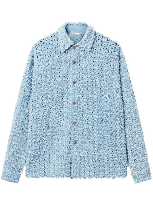 Stella McCartney Bouclé Denim Shirt
