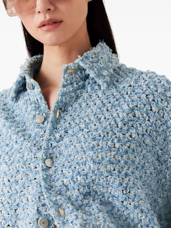Stella McCartney Bouclé Denim Shirt
