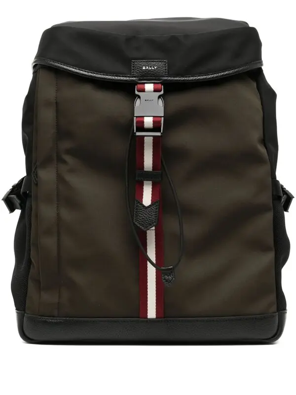 Bally Striped Backpack
